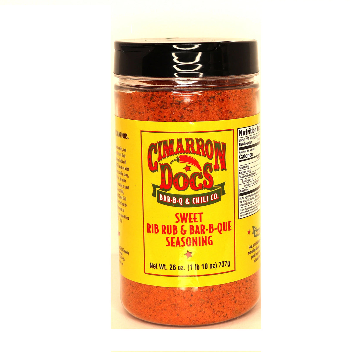 Cimarron Docs Sweet Rib Rub & Bar-B-Q Seasoning 26.6 oz – BBQ Bonanza