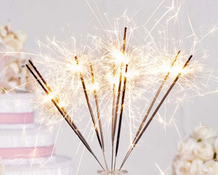 WEDDING SPARKLERS 20 inch Metal – BBQ Bonanza